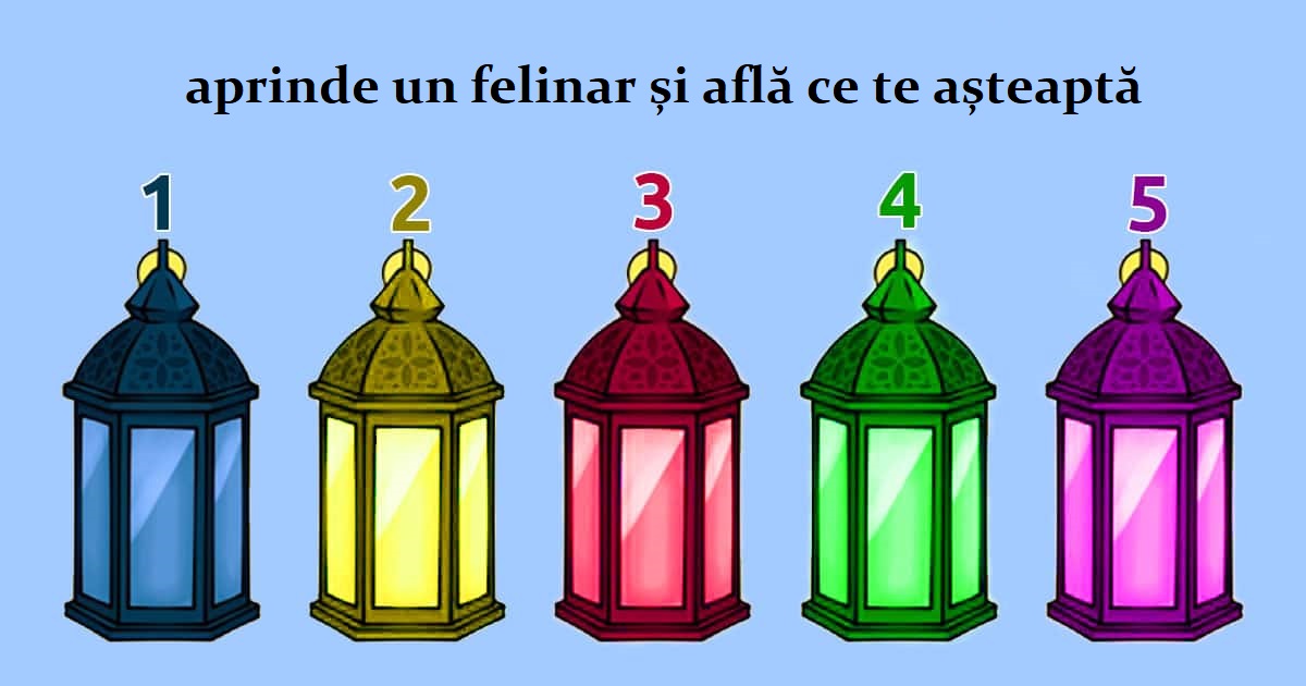 Test-ghicitoare. Aprinde un felinar și află ce te va aștepta în viitor